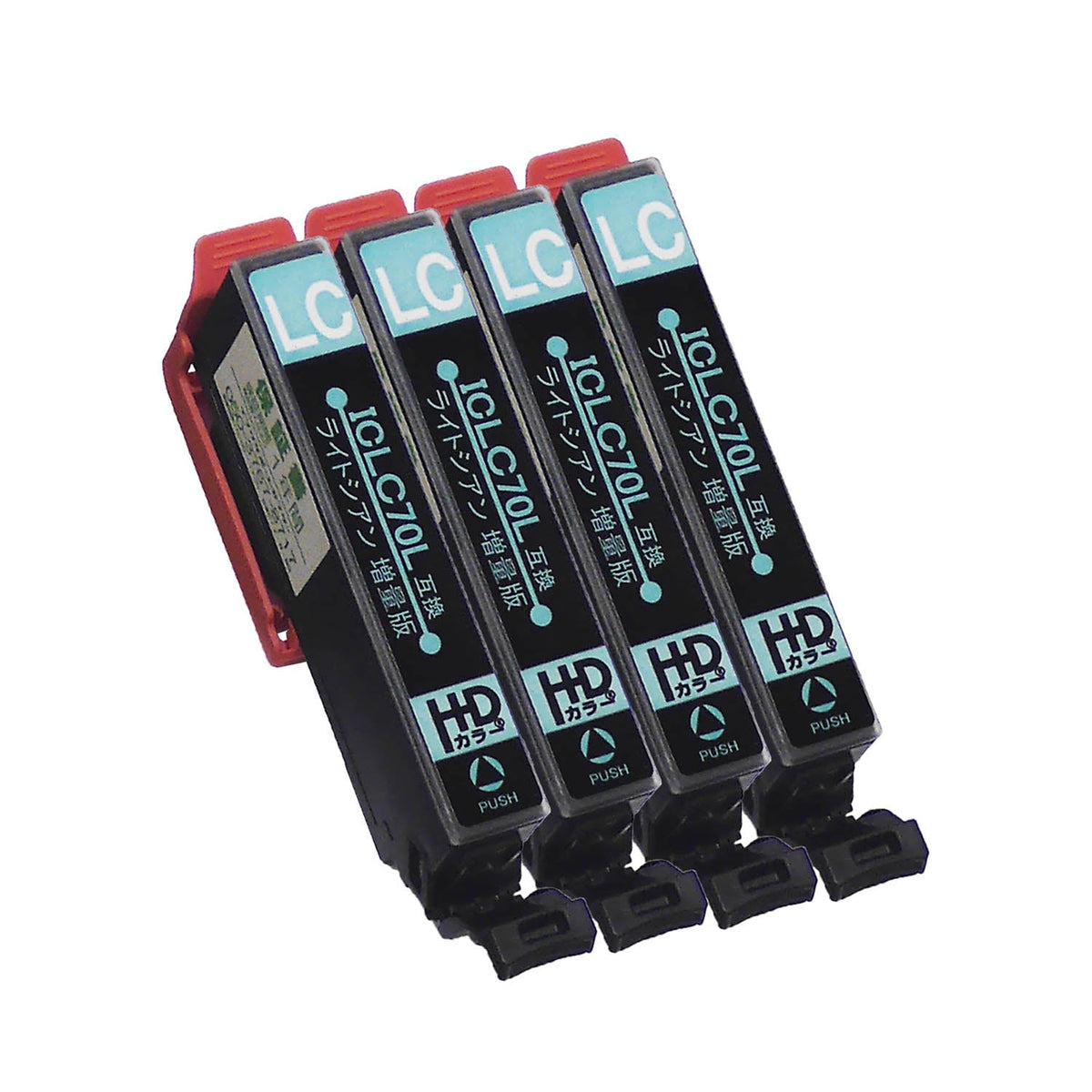 エプソン用 ICLC70L (さくらんぼ) 互換インク ライトシアン 増量版